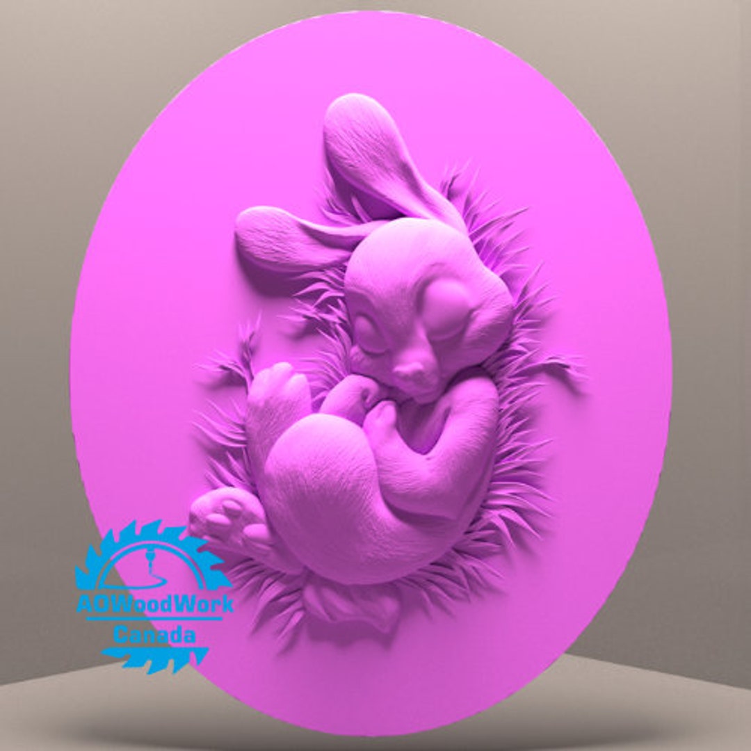 Sweet Bunny ,gift,3d STL Model,cnc Router Engraver,artcam,cnc Files,art ...