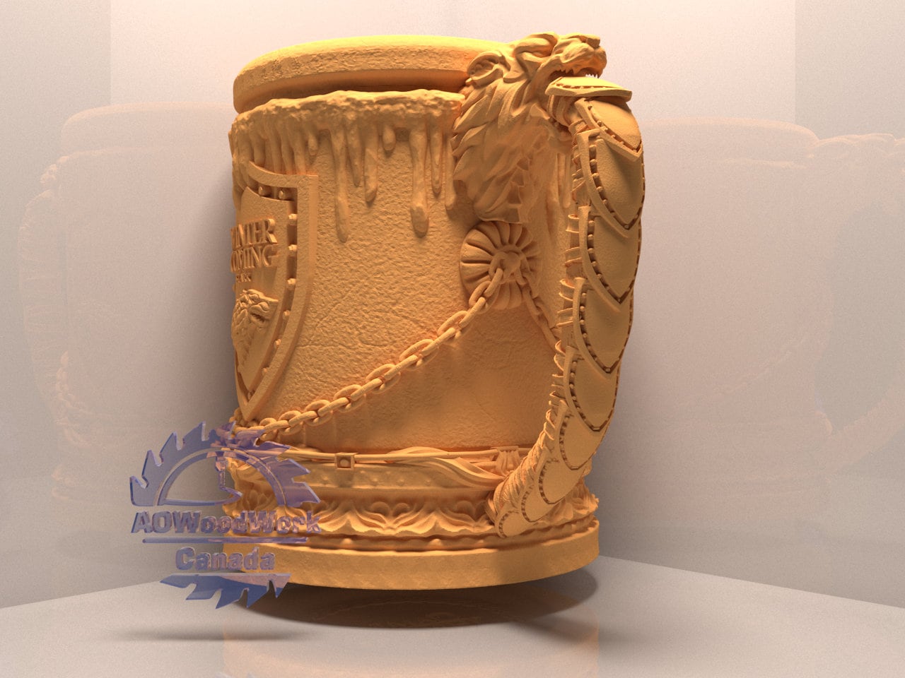 Winter is Coming, 3D STL File for 3D Printing,love Sayings,gift for ...