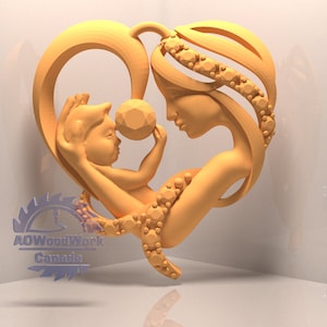 Born Baby 3D, Baby Shower Decor, 3D STL Model,cnc Router Engraver ...