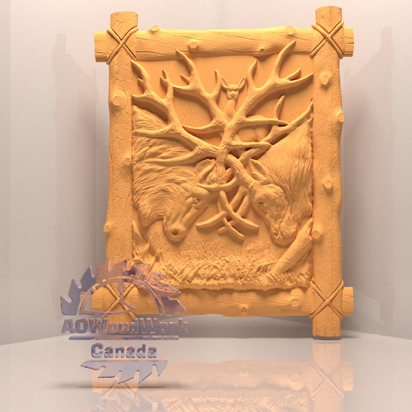 Cnc Stl Files Deer - Etsy