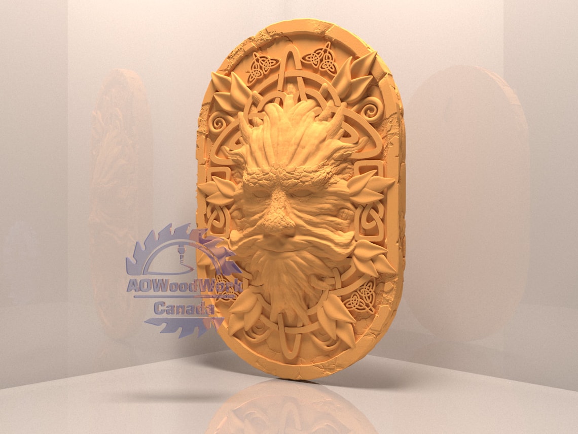 Forest Men, 3D STL Model, CNC Router Engraver, Artcam, Aspire, CNC ...