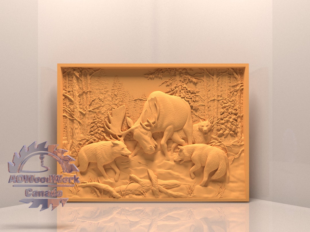 Animals,hunting,gift,3d STL Model,cnc Router Engraver,artcam,cnc Files ...