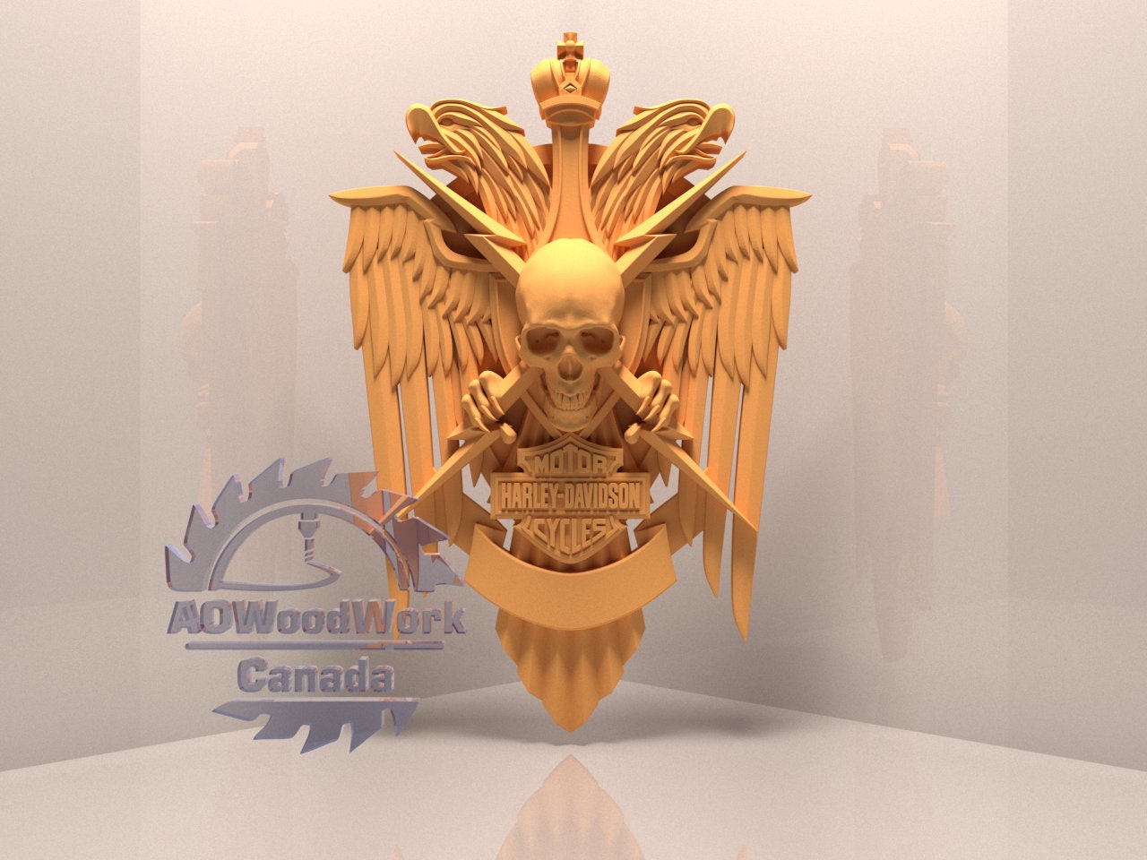 Cherep Skelet Nevermoremotorbike Halloween for Cnc 3D Stl - Etsy