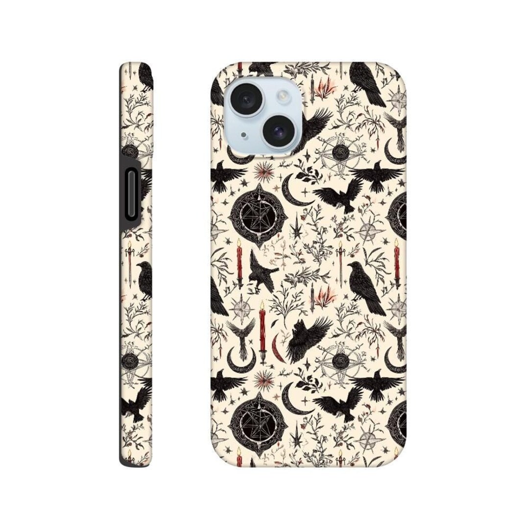 Wiccan Goth Black Bird Crow Raven Style Hard Phone Case iPhone - Etsy