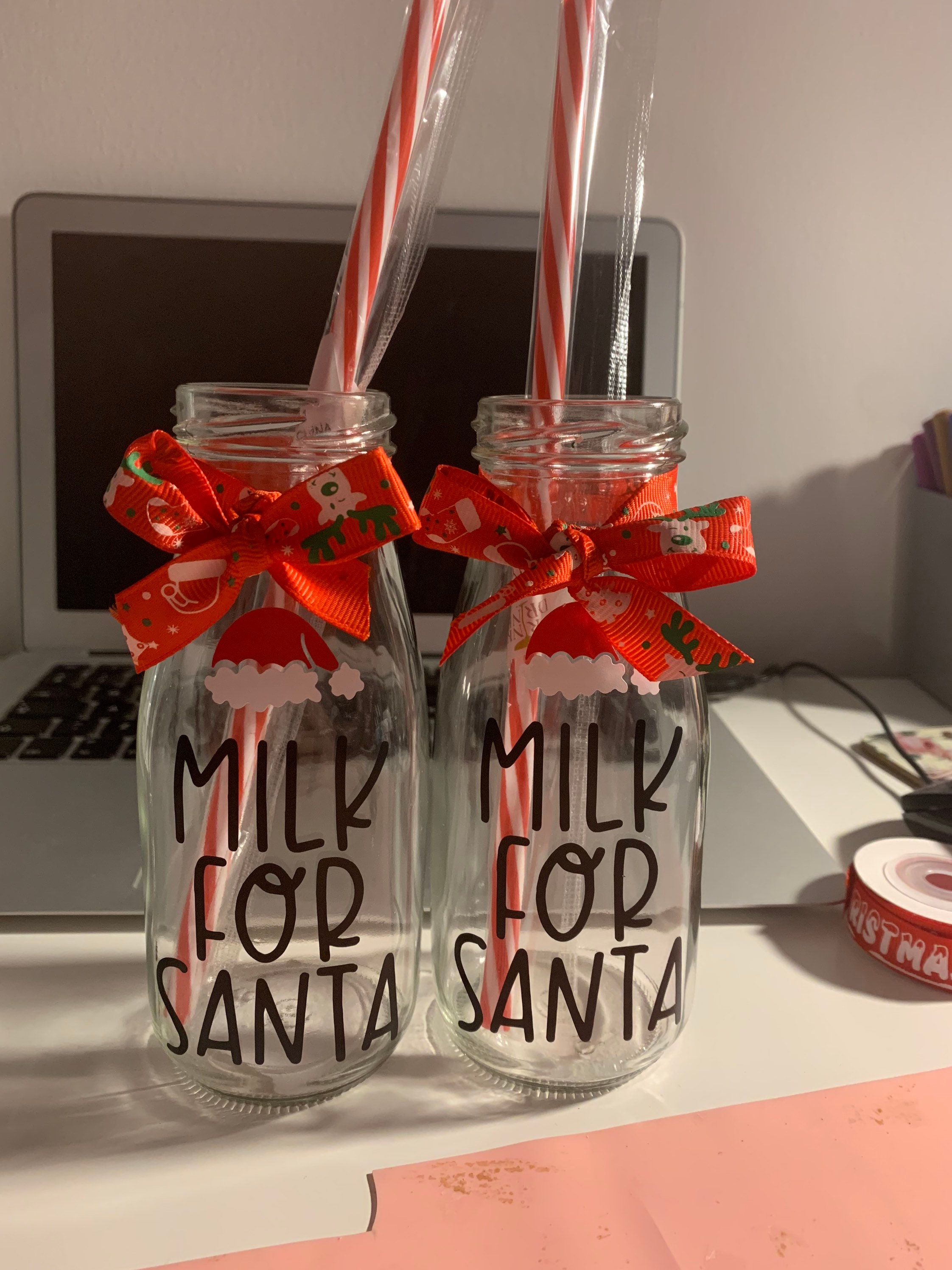 Milk for Santa Christmas Eve Santas Milk - Etsy
