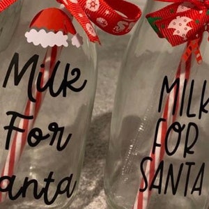Milk for Santa, Christmas Eve, Santas Milk - Etsy