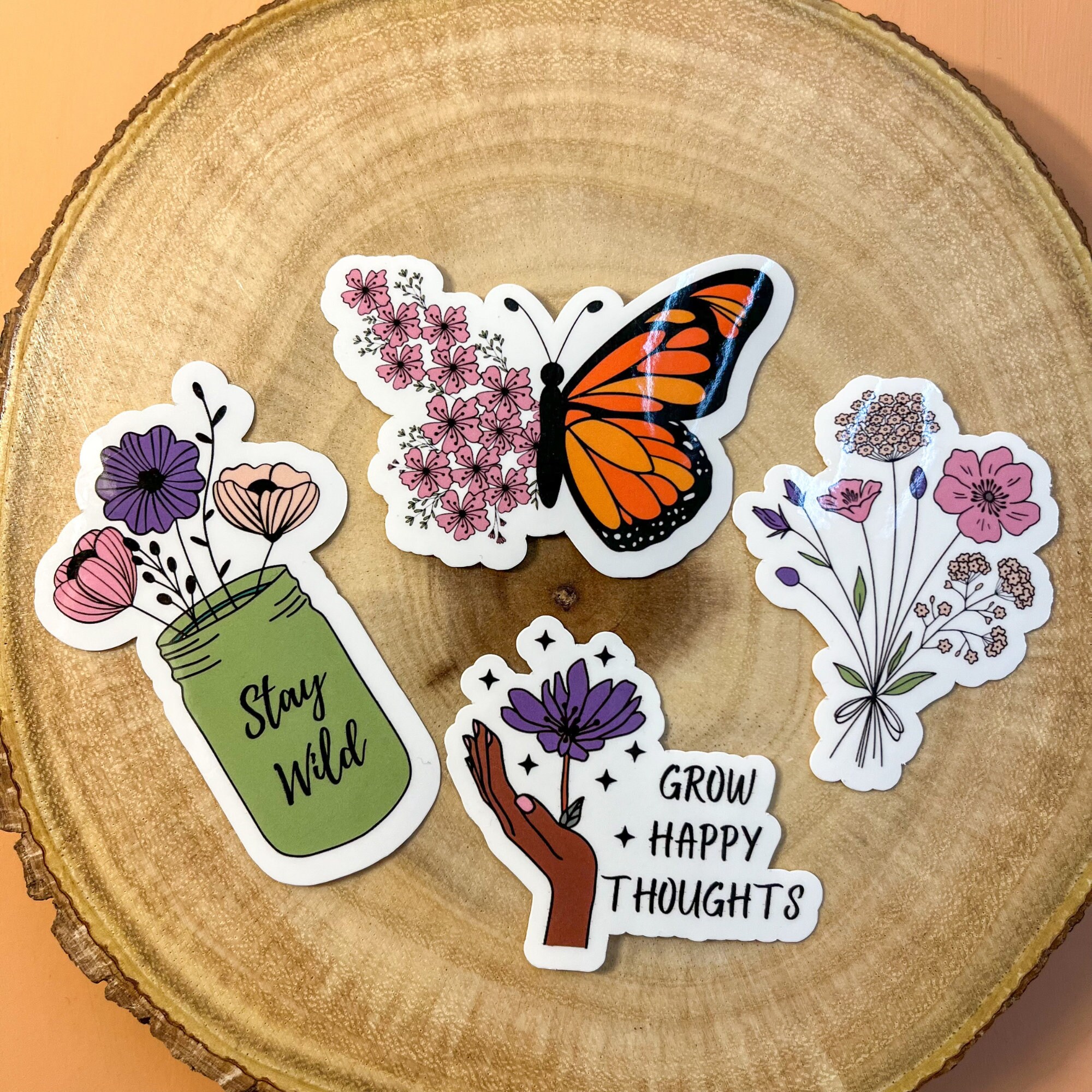 Wistful Wildflower Sticker Pack, Shes a Wildflower Bouquet, Weeds and ...