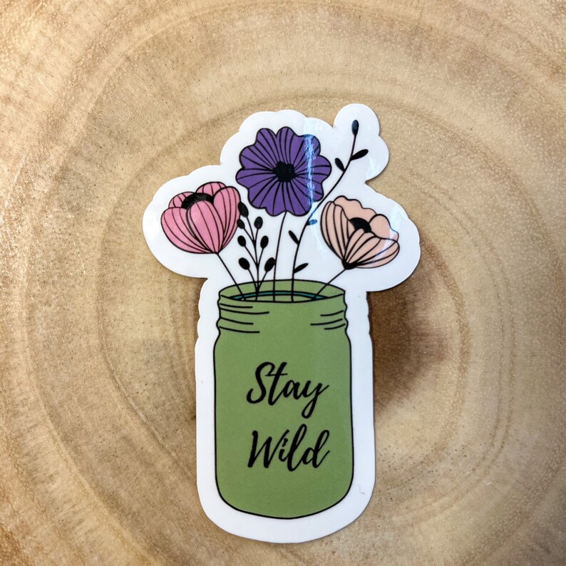 Wistful Wildflower Sticker Pack, Shes a Wildflower Bouquet, Weeds and ...