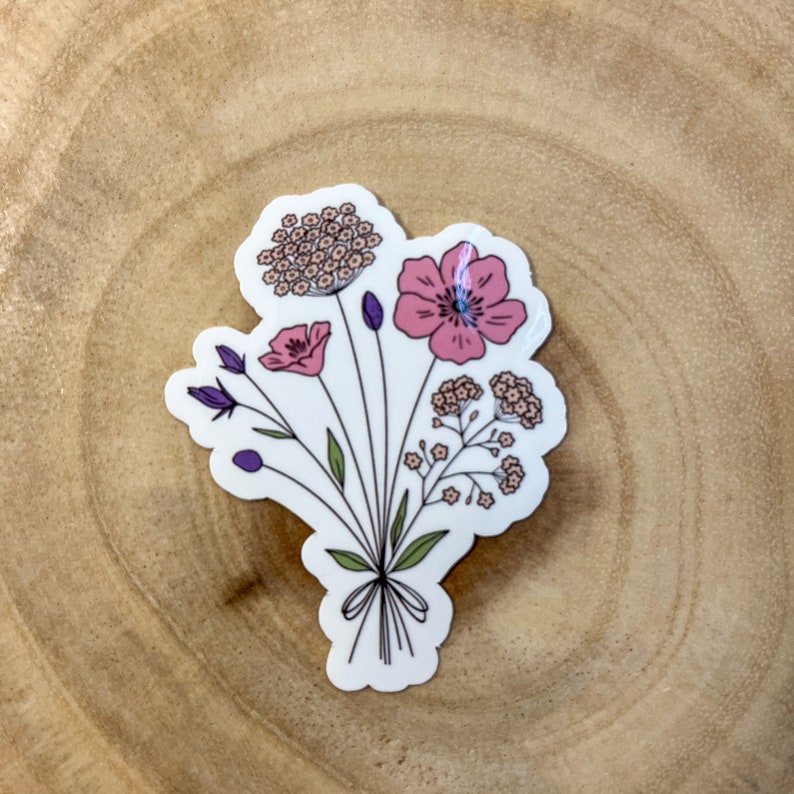 Wistful Wildflower Sticker Pack, Shes a Wildflower Bouquet, Weeds and ...