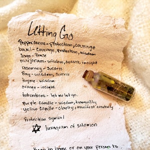 Letting Go Spell Jar - Etsy