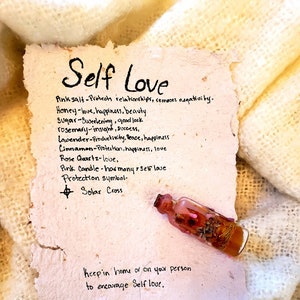 Self Love Spell Jar - Etsy