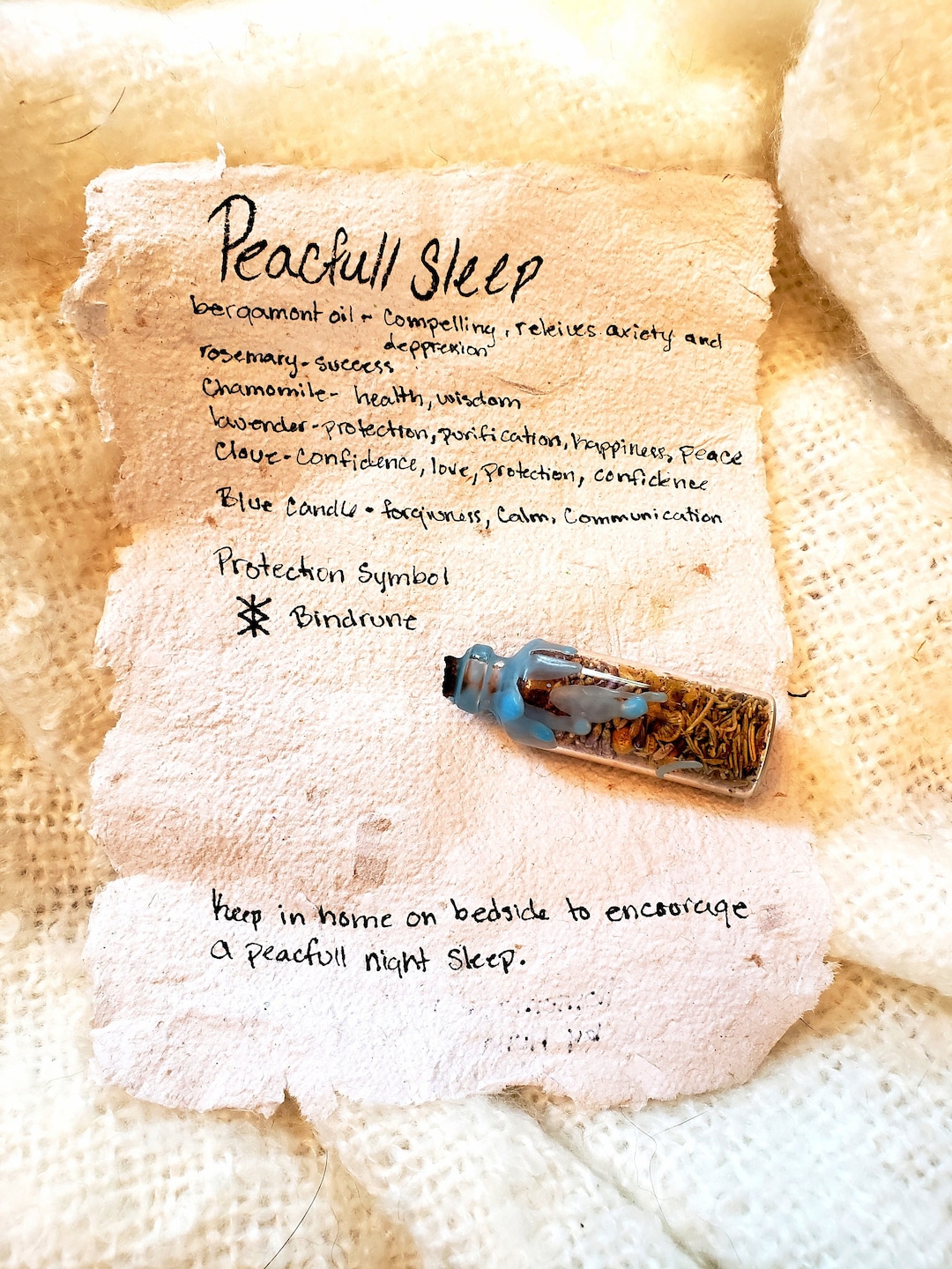 Peaceful Sleep Spell Jar - Etsy