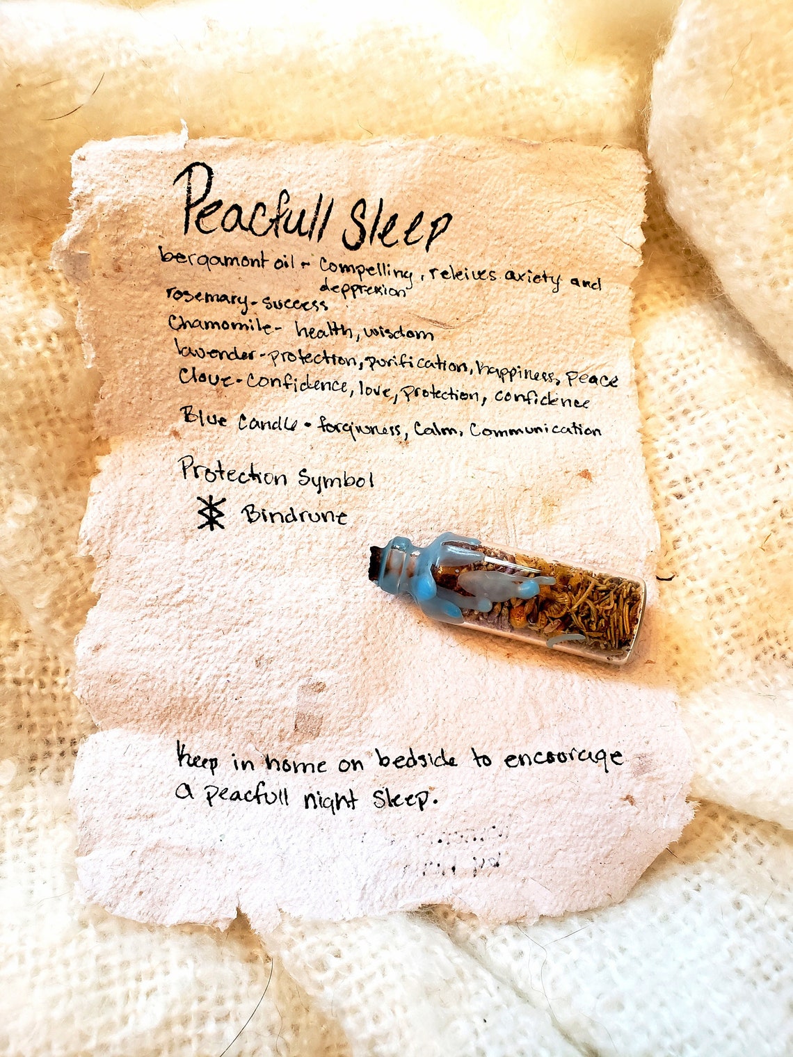 Peaceful Sleep Spell Jar - Etsy