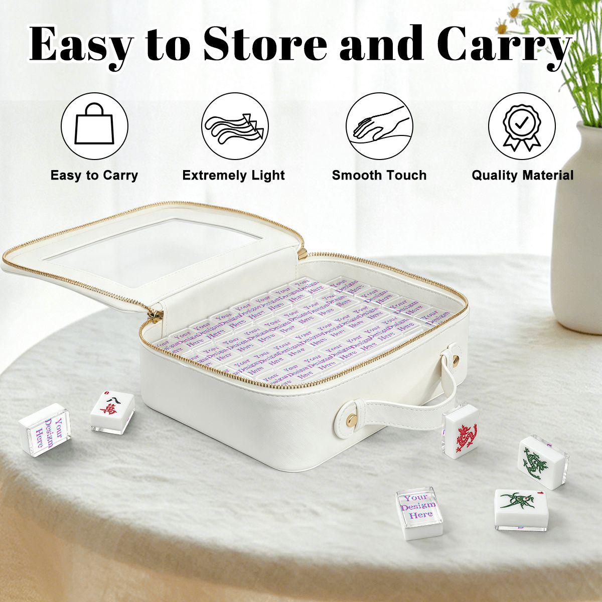 Personalized American Mahjong Tile Set, Custom Mahjong Set With Your ...