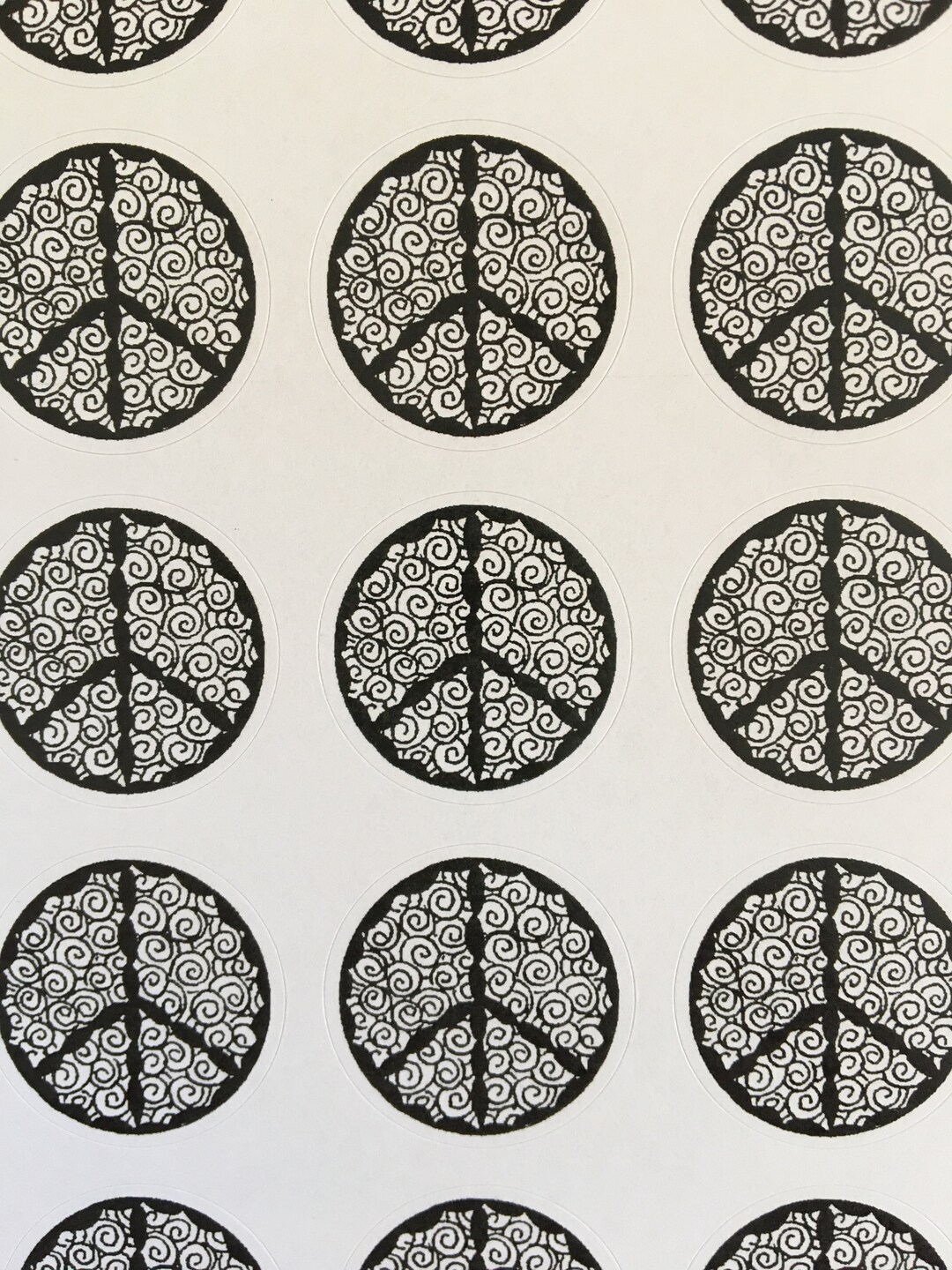 Zentangle Stickers, Peace Stickers, Peace Sign, Peace Symbol, Stickers ...