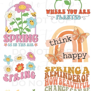 Premade DTF Gang Sheet Spring| DTF Transfer | Direct to Film Transfer ...