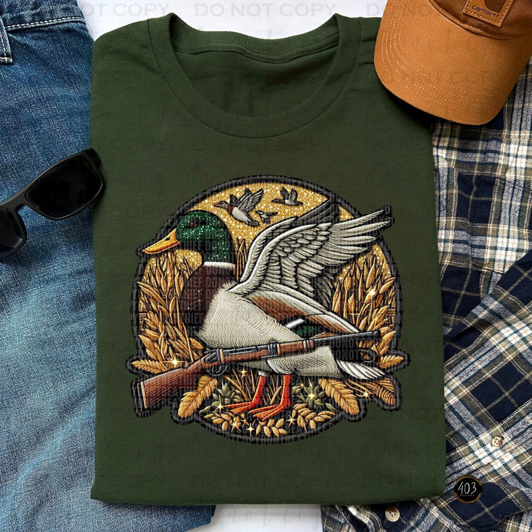Duck Hunting Patch | DTF Transfer | Direct to Film Transfer | Ready to ...
