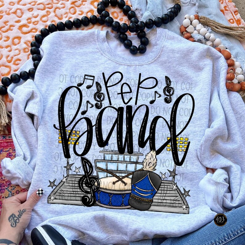 Pep Band | DTF Transfer | Direct to Film Transfer | Ready to Press ...