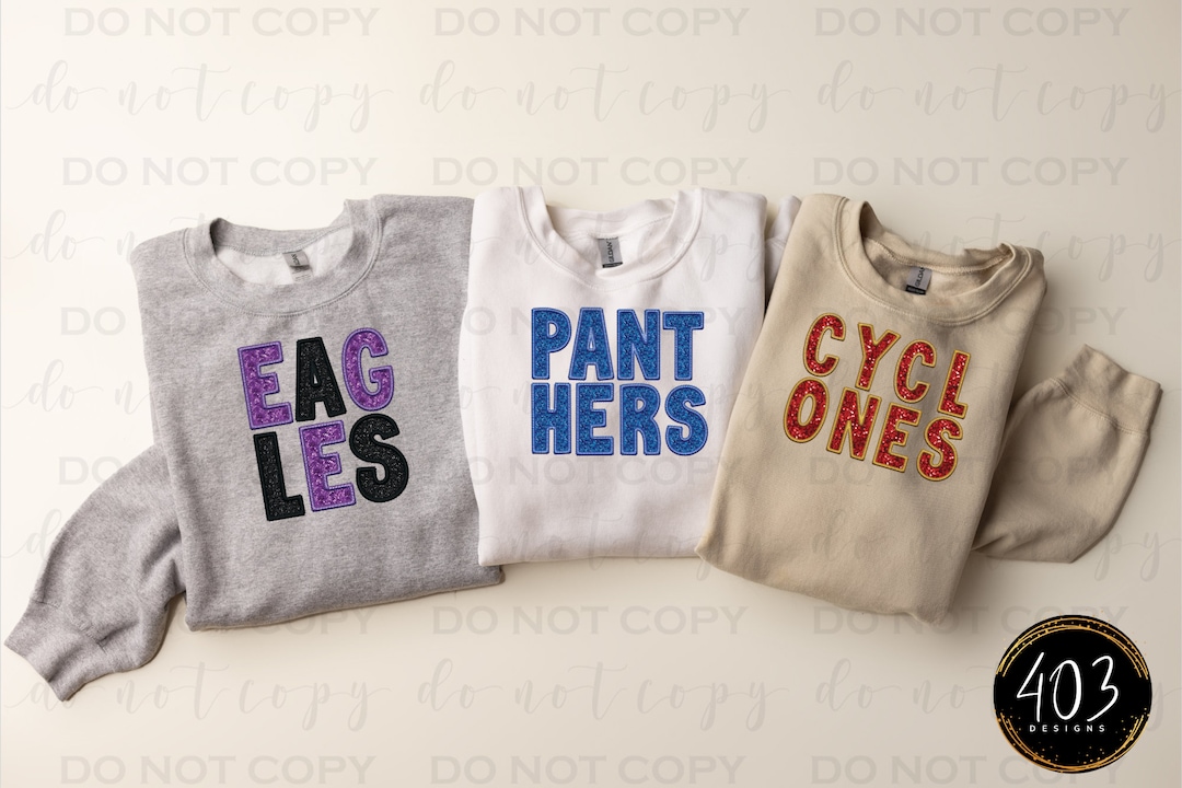 Custom Faux Embroidery/sequin | DTF Transfer | Direct to Film Transfer ...