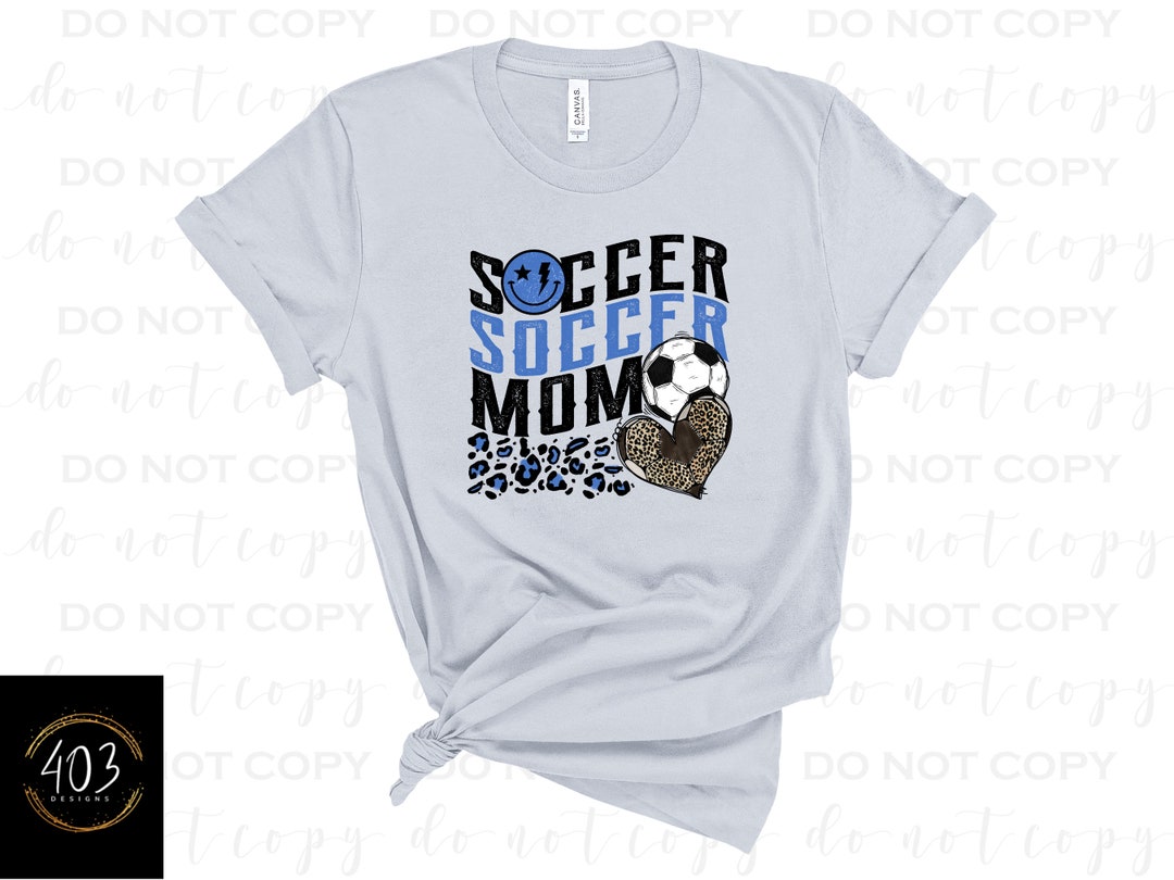Soccer Mom Stacked Dtf Transfer Direct To Film Transfer Ready To Press Sports Transfer