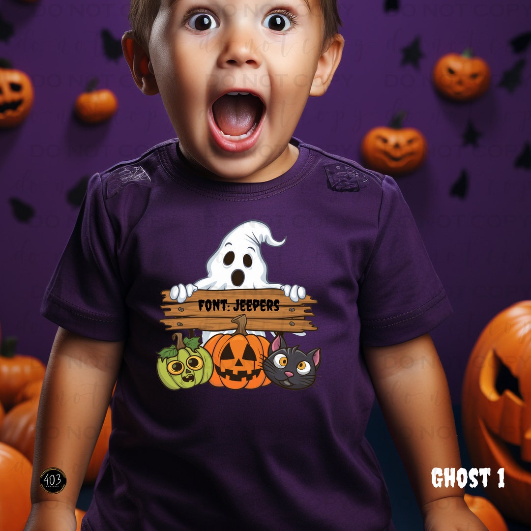 Personalized Ghosts | DTF Transfer | Direct to Film Transfer | Ready to ...