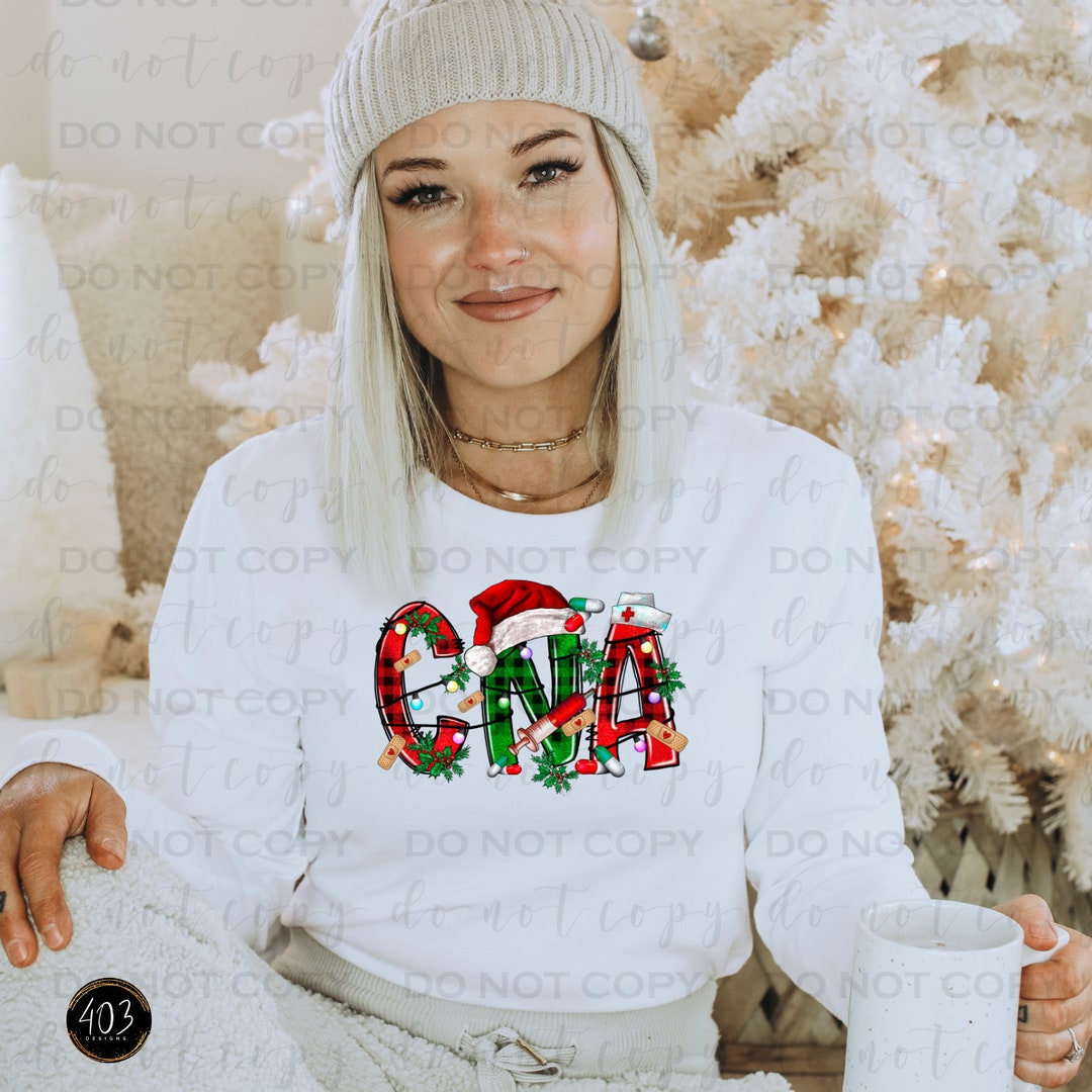 Christmas CNA | DTF Transfer | Direct to Film Transfer | Ready to Press ...