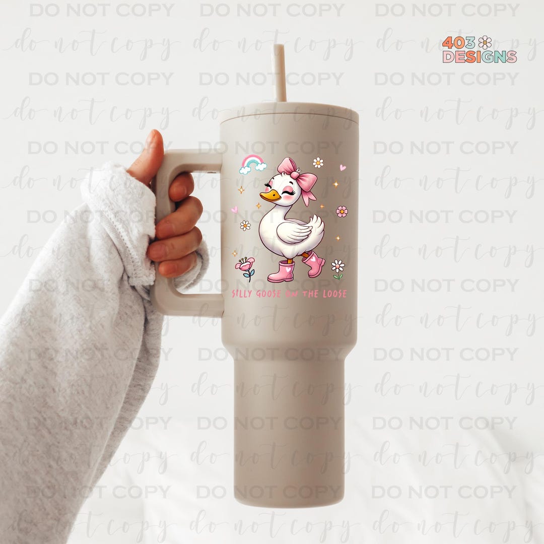 Silly Goose on the Loose | UV DTF Stickers | UV Transfer Stickers ...