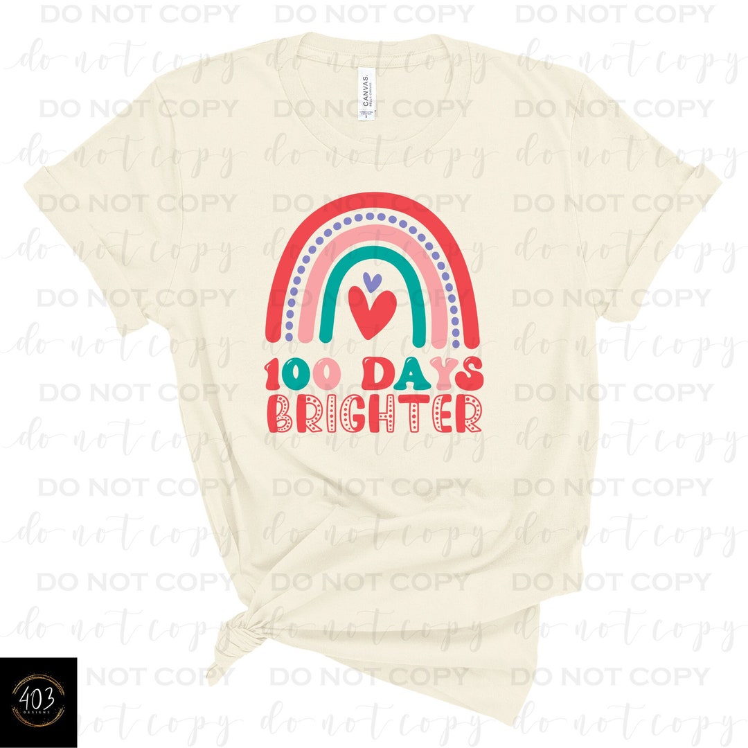 100 Days Brighter DTF Transfer Direct to Film Transfer Ready to Press ...