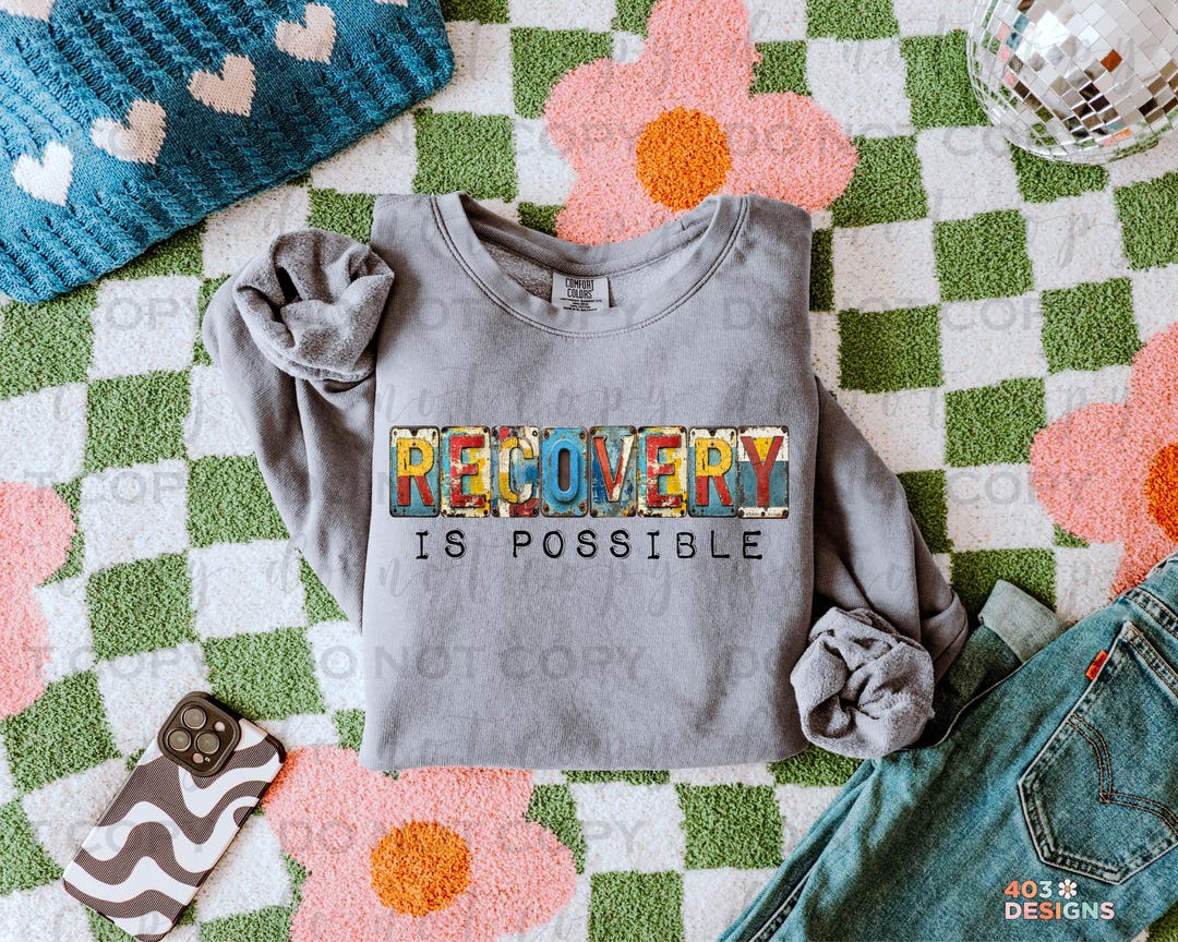 Recovery License Plate | DTF Transfer | Direct to Film Transfer | Ready ...