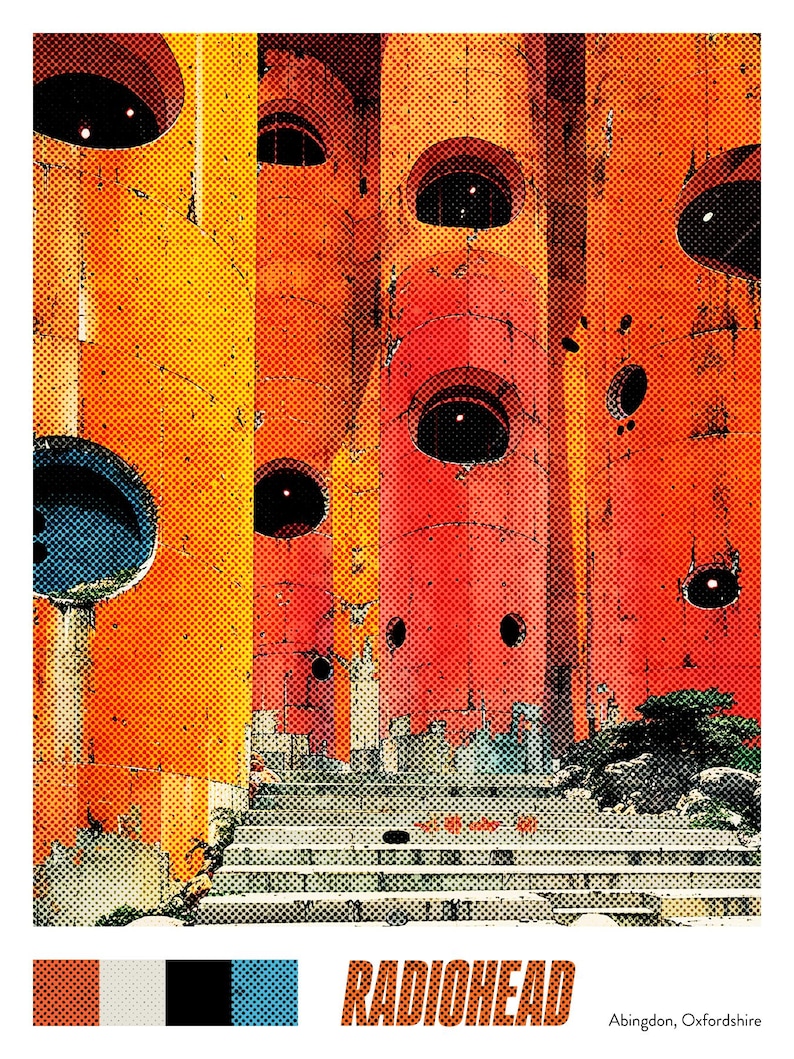 Music Poster - Radiohead - Etsy