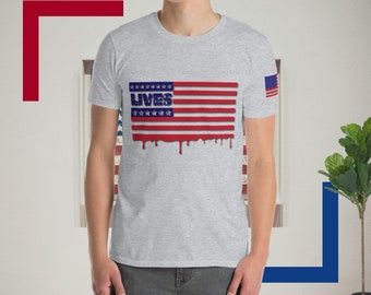 Bleeding Flag Shirt - Etsy