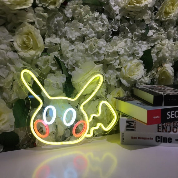 Custom Neon Pikachu Neon Custom Neon Neons Sign - Etsy