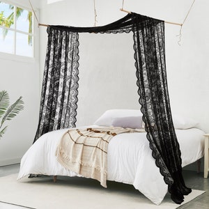 Lace Window Scarf for Gothic Decor or Victorian Decor in 2 Sizes. Goth ...