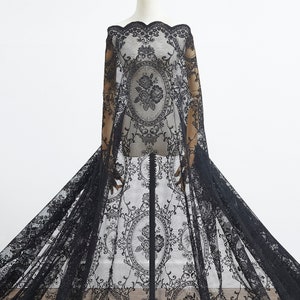 Lace Window Scarf for Gothic Decor or Victorian Decor in 2 Sizes. Goth ...