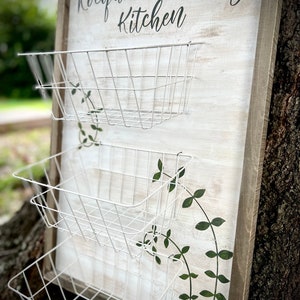 Personalized Produce Sign With Baskets - Etsy