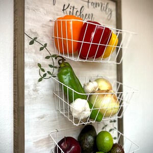 Personalized Produce Sign With Baskets - Etsy