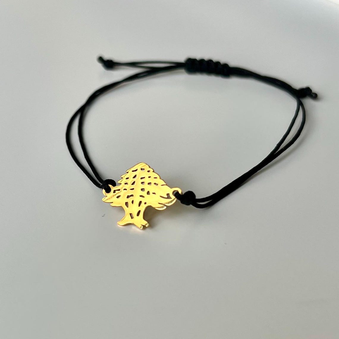 Lebanon Gift / Lebanese Bracelet / Cedar of Lebanon Adjustable Bracelet ...