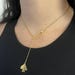18K Gold Plated Lebanese Map Necklace and Cedar of Lebanon Charm ...