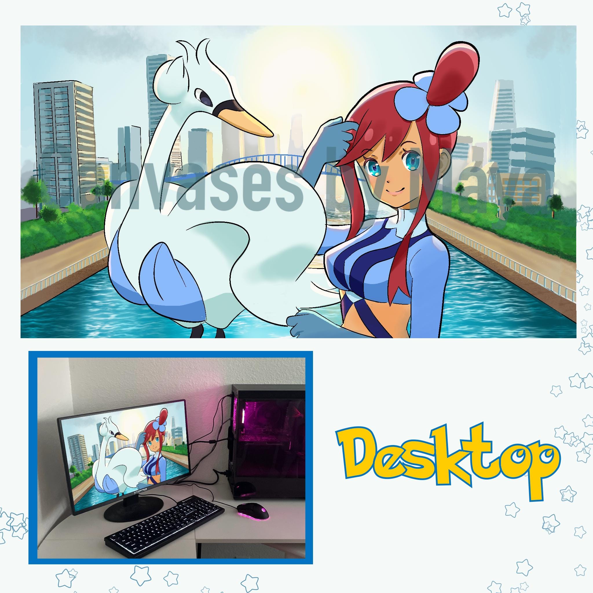Pokémon Trainer Wallpaper Gym Leader Skyla for Iphone, Ipad, Monitor ...