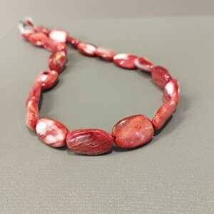 Rare Gemstone Spiny Oyster Stone Jewelry-smooth Tumble Beads-natural ...