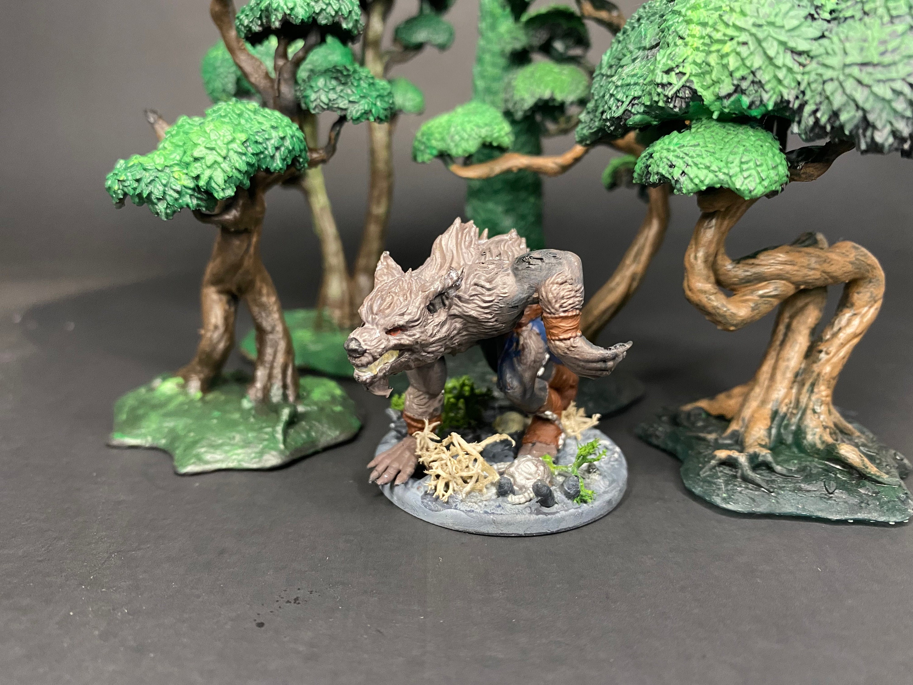 Handpainted Werewolf Miniature for Ttrpgs From Asgard Rising - Etsy