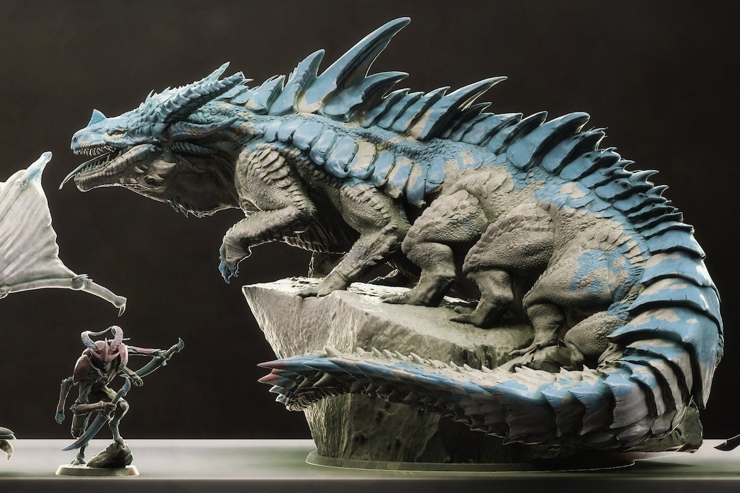 Elder Ancient Behir Miniature From Lord of the Print - Etsy