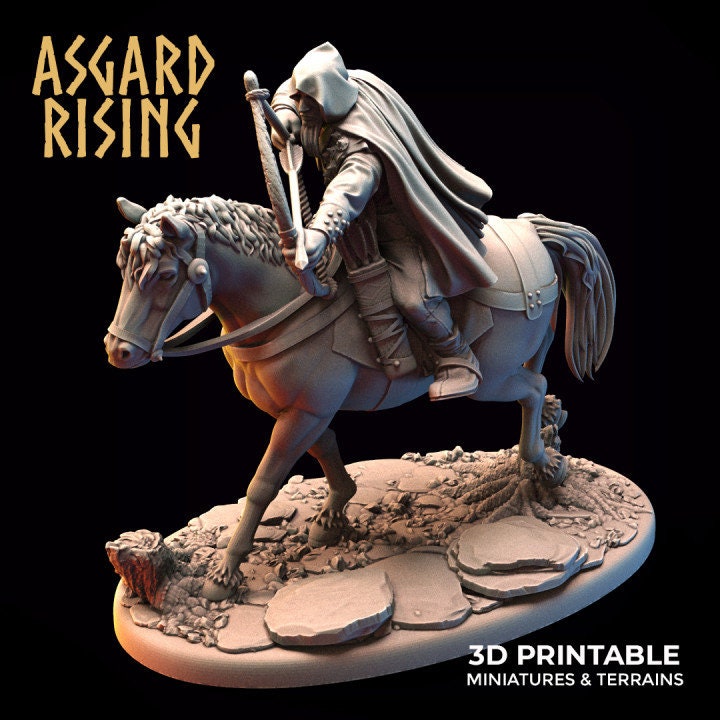 Mounted Bandit Rider Miniatures From Asgard Rising - Etsy