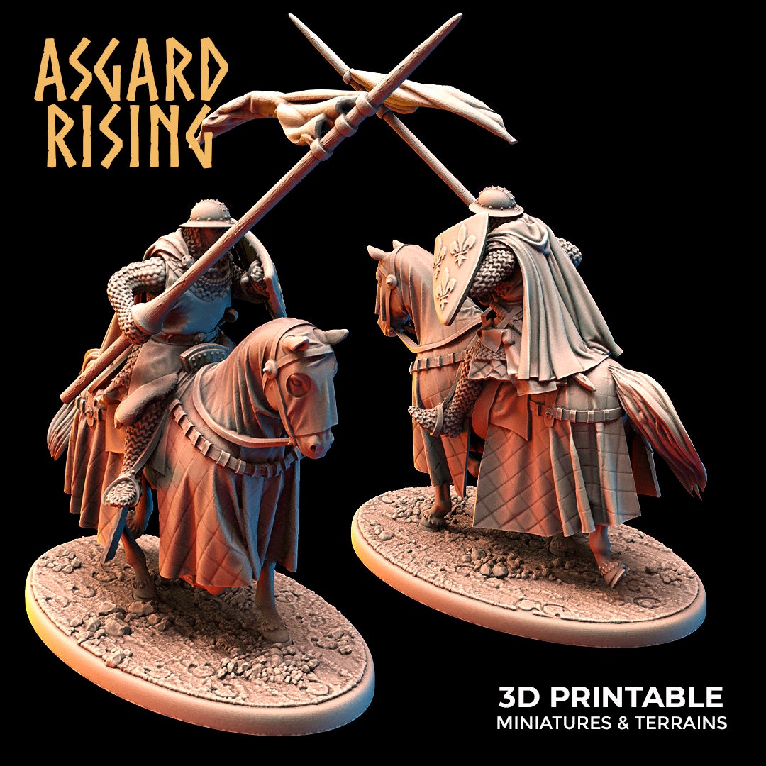 Cavalry Minis Set of 6 Miniatures From Asgard Rising - Etsy