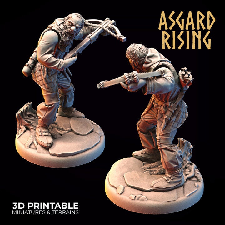Outlaw Rogue Crossbow Miniatures - Etsy