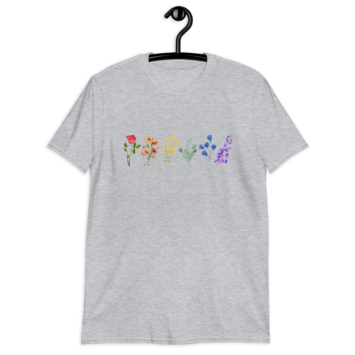 Wildflowers Lgbtq Unisex T Shirt Pride Rainbow Etsy
