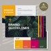 Creative Brand Style Guide Template for Businesses Branding - Etsy