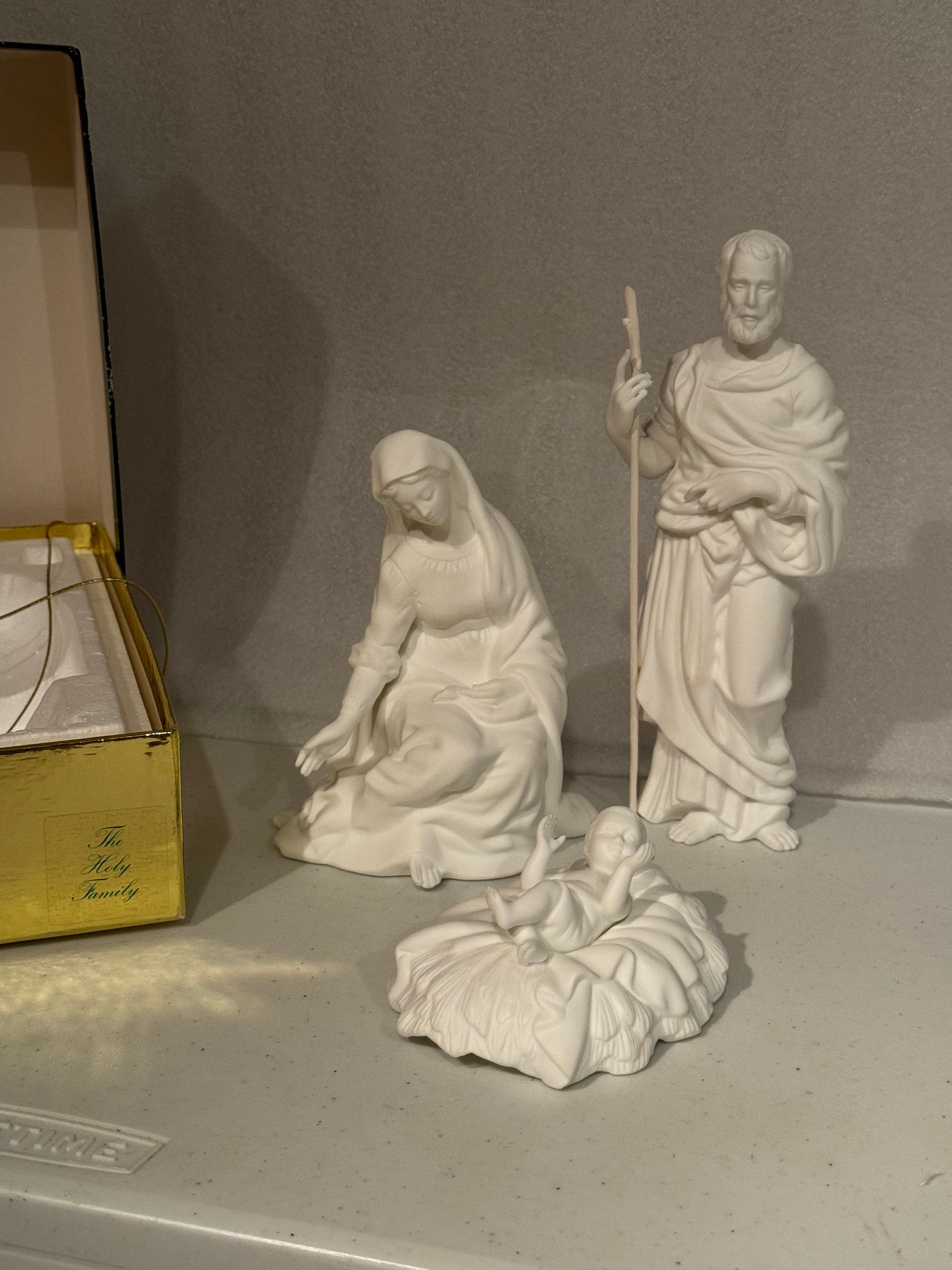 Lenox Vintage White Nativity, the Holy Family, Original Box Included - Etsy