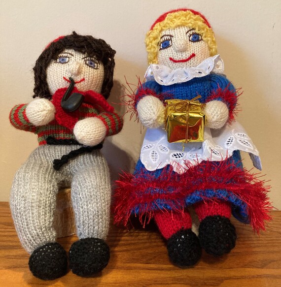 Danish nisser Christmas Elves With Pipe and - Etsy