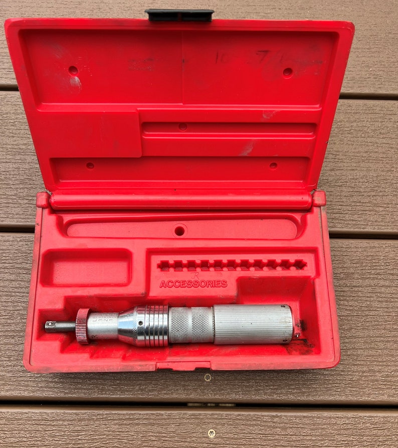 Snap-on Click Type Torque Driver QTS135 1/4 in 5 to 35 in Lb - Etsy